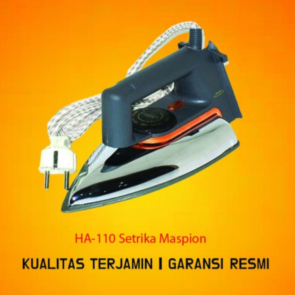 SETRIKA,STRIKA MASPION SETRIKA HA-110 LISTRIK OTOMATIS|GOSOKAN PELICIN ...