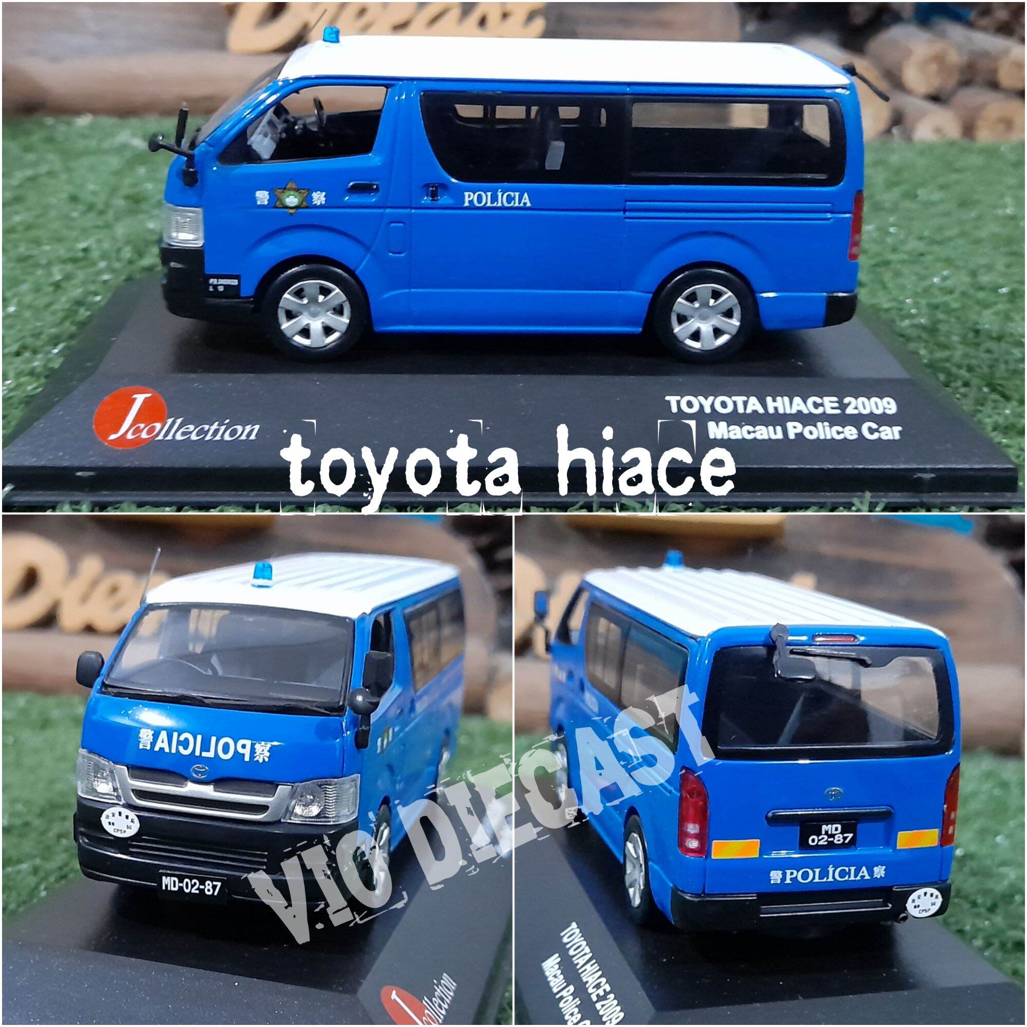Diecast Miniatur Toyota HIACE Police skala 1:43 | Lazada Indonesia