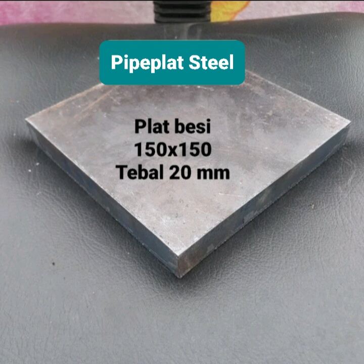 Plat besi Landasan 20 mm 150 X 150 mm | Lazada Indonesia