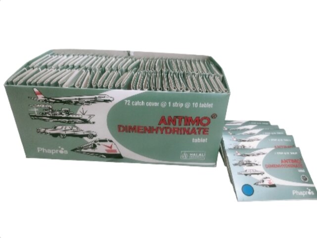 Antimo 50mg 1 strip isi 10 tablet mengurangi/mencegah mabuk kendaraan. | Lazada Indonesia