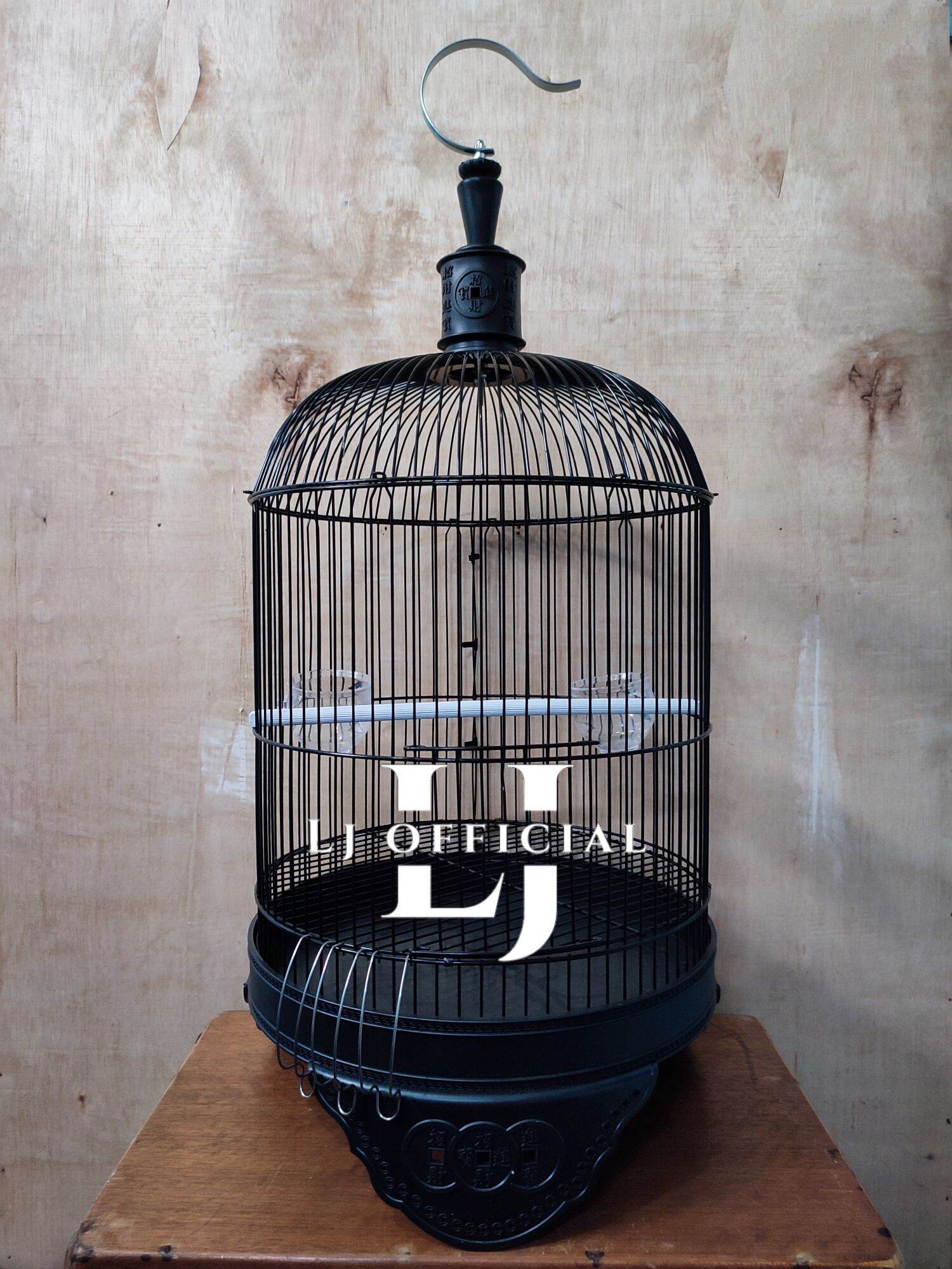 sangkar lovebird merek dragon 3/4 fullset | Lazada Indonesia