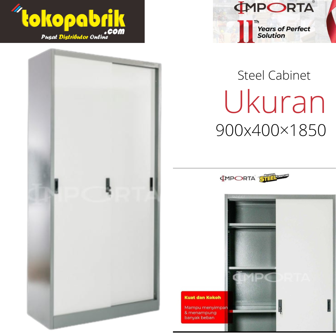 Lemari Kabinet Berkas Kantor - Kabinet Lemari Kantor Besi 2 Pintu ...