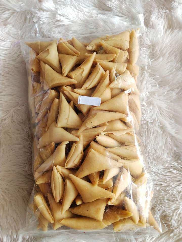 samosa segitiga abon udang 400gr - camilan repack kiloan - jajan murah ...