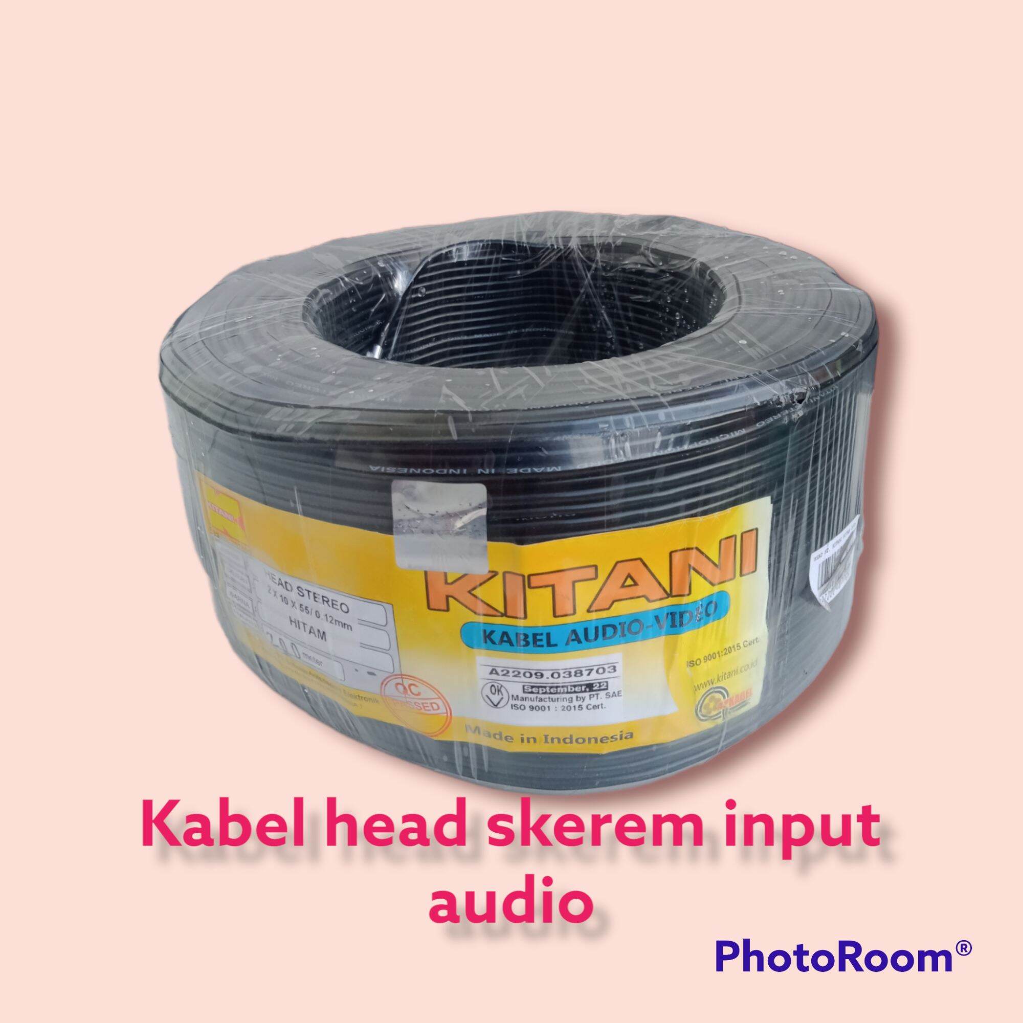 kabel head skerem input stereo audio panjang 50 meter Kitani | Lazada ...
