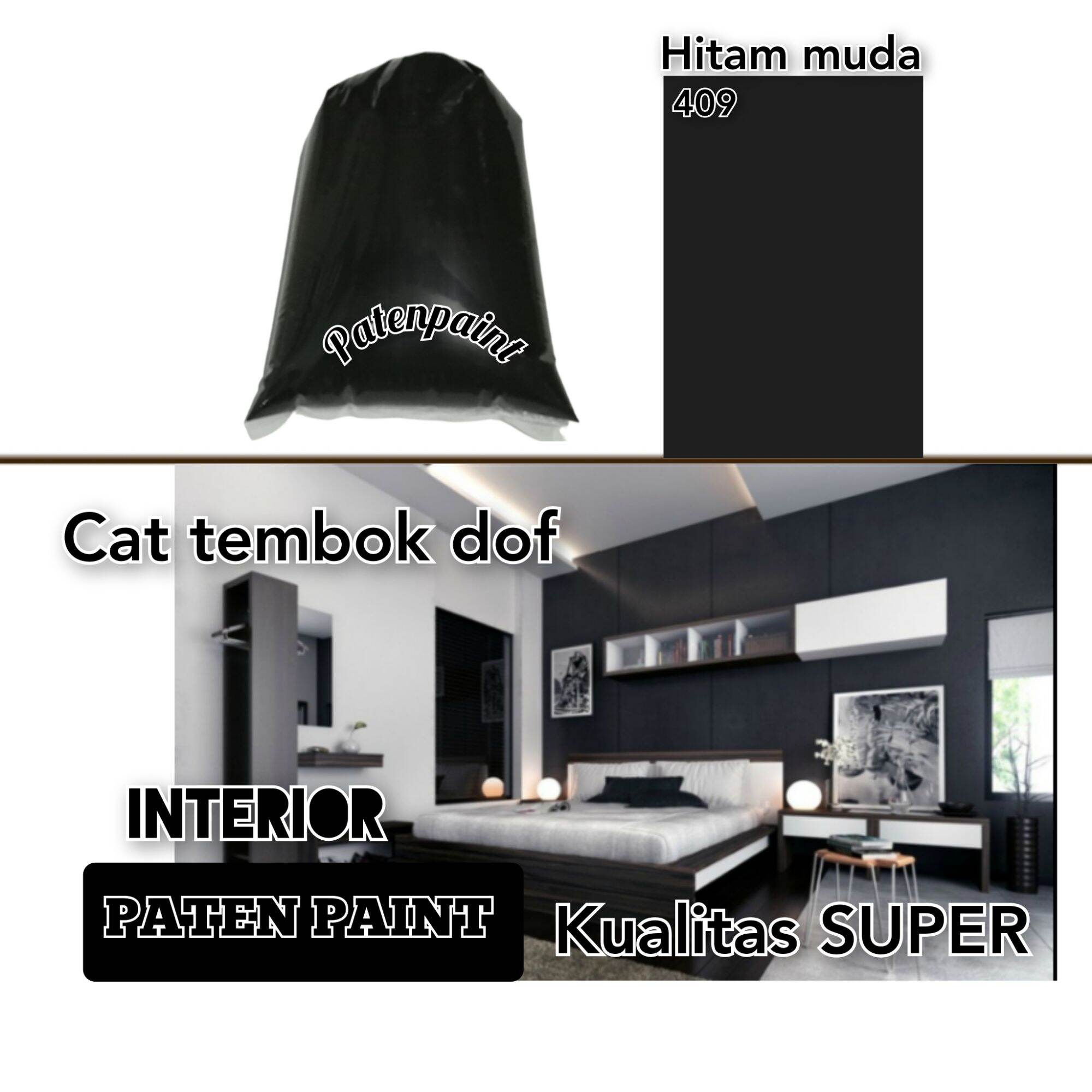 CAT TEMBOK DINDING / CAT TEMBOK 1KG / CAT TEMBOK HITAM / CAT TEMBOK ...
