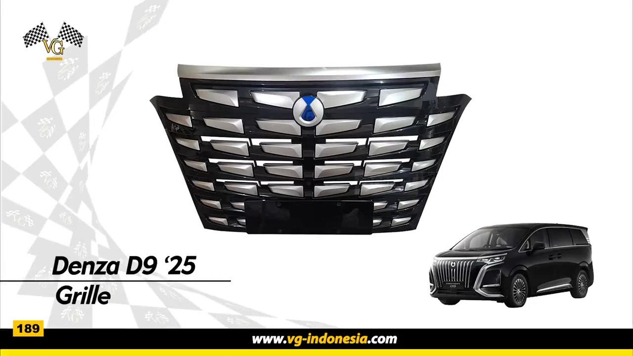 Bodykit BYD Denza D9 Grille Denza D9 Sideskirt Bumper Grill Denza D9 ...