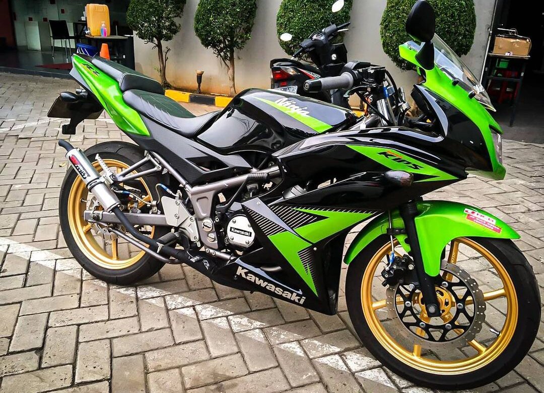 Striping lis sticker standar ori Kawasaki ninja rr 2014 hijau striping ...