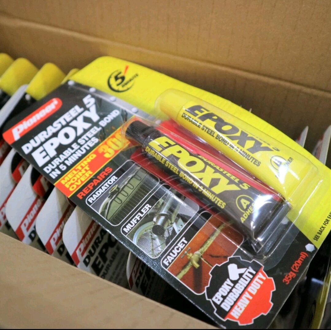 Lem durasteel epoxy pioneer 35 gram lem porting lem besi knalpot ...