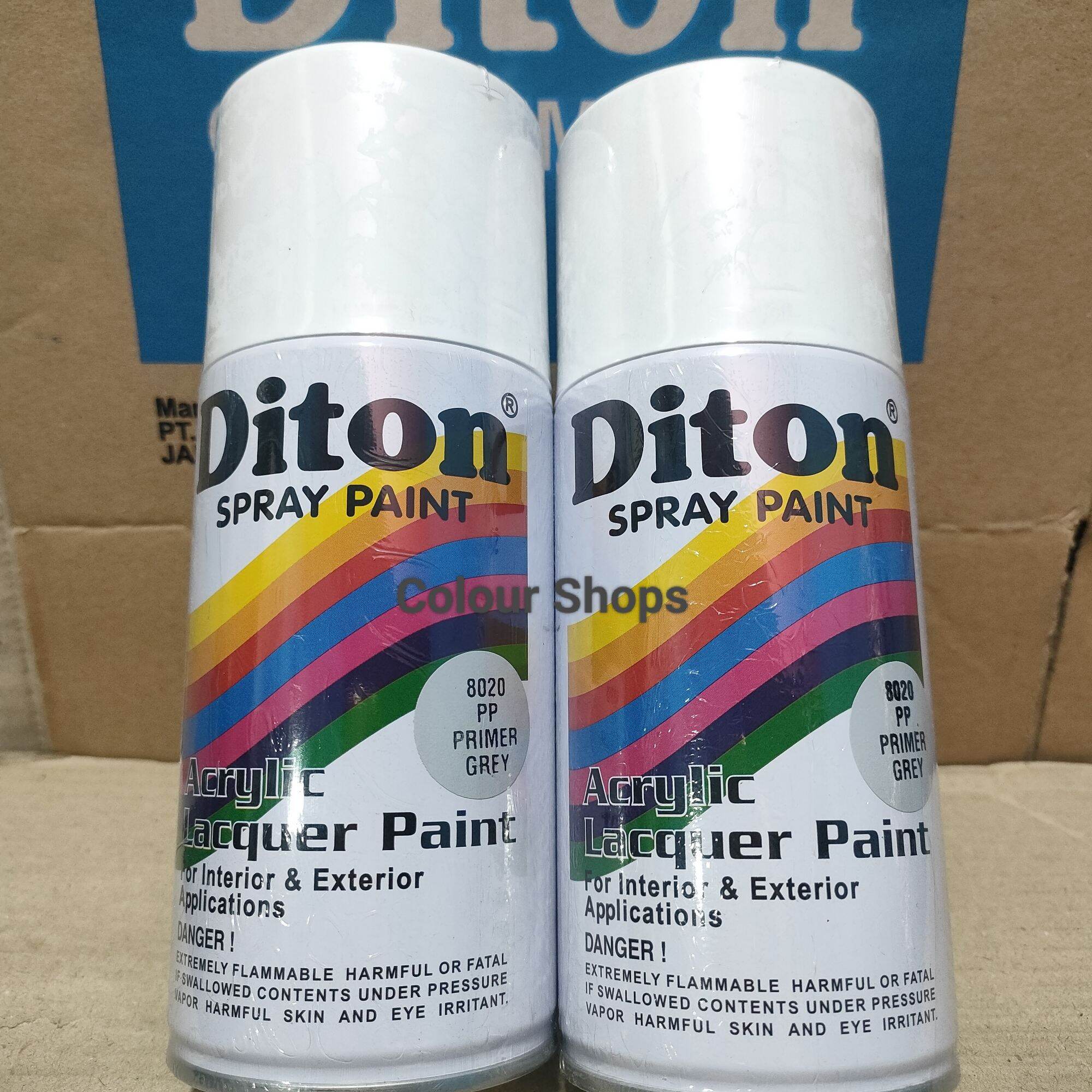 Pilok Pilox Cat Diton Primer Grey 8020 Abu Abu Dasar 300cc Cat Semprot ...