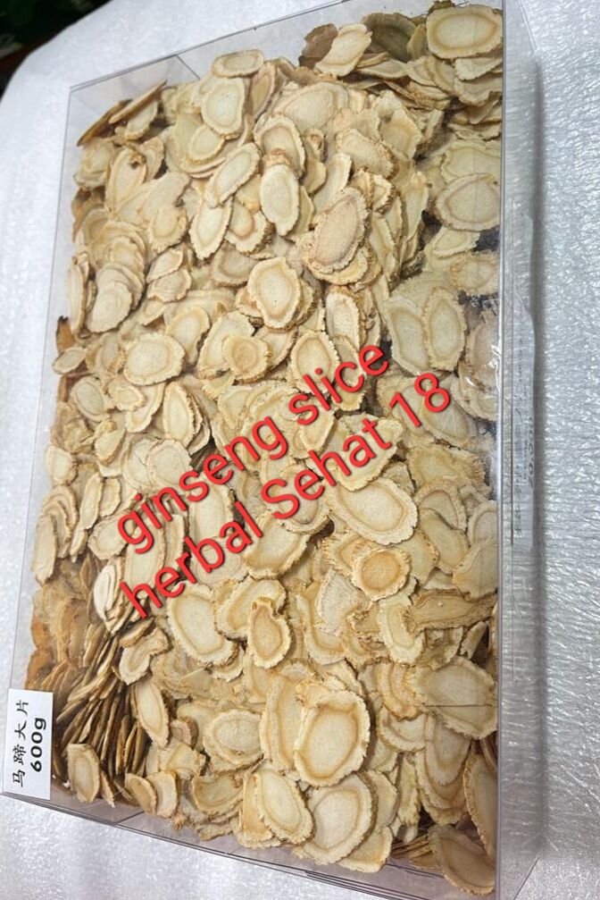 Irisan Ginseng 5gram / Yang Shen / Ginseng Asli / Meningkatkan ...