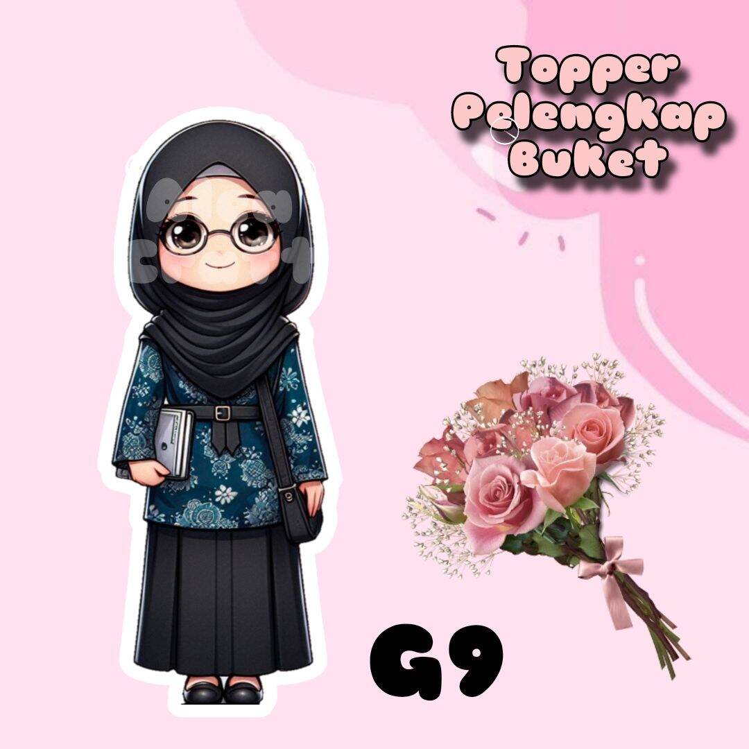 Topper Guru Pelengkap Buket Topper Hari Guru | Lazada Indonesia