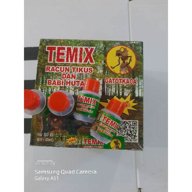 TEMIK Racun Tikus dan mati kering ampuh kemasan botol Defindo | Lazada ...