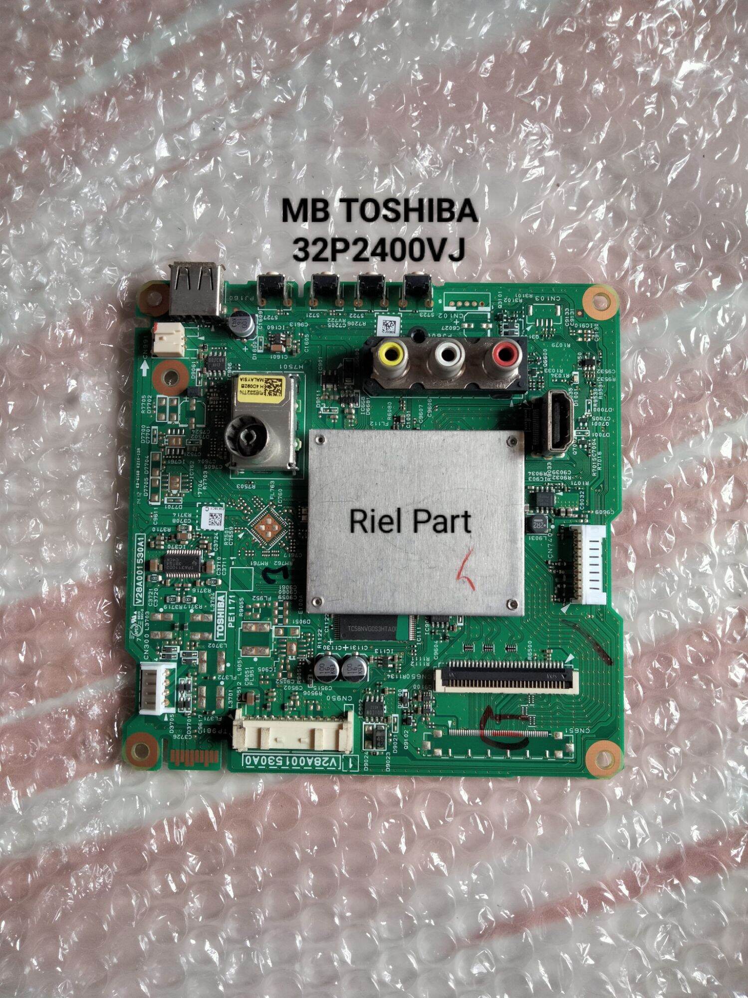 MAINBOARD MB MODULE MOTHERBOARD MESIN TV LED TOSHIBA 32P2400VJ 32P2400 ...