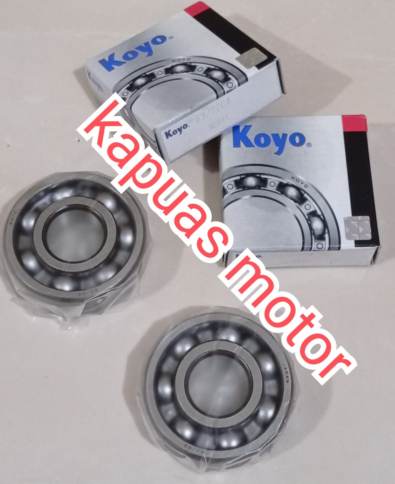 Bearing lahar kruk as kanan kiri original koyo Japan c4 high speed Supra 125 karisma Revo fit ...