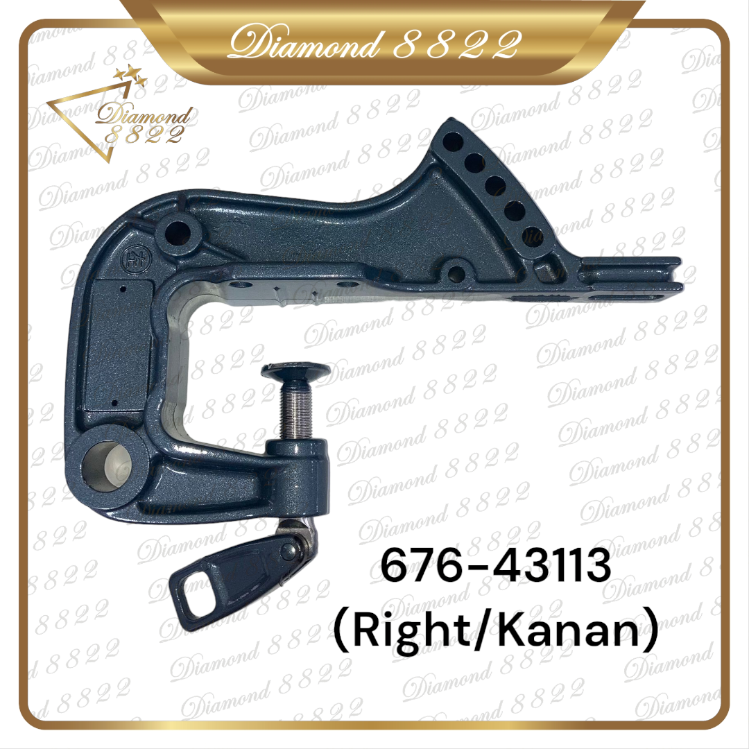 CLAMP BRACKET ASSY (RIGHT/KANAN) 676-43112-04-4D SPAREPART MESIN TEMPEL ...
