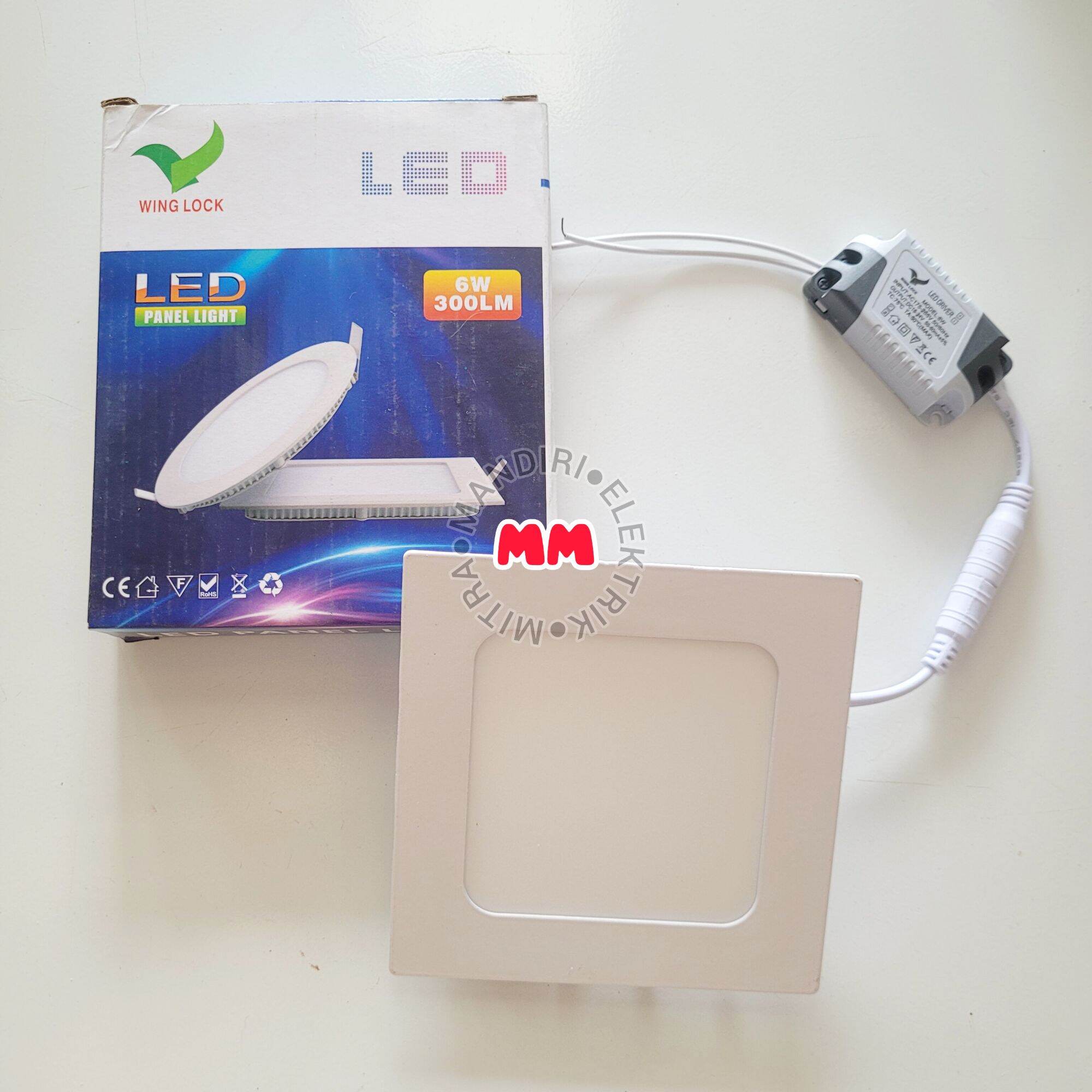 Lampu LED Panel IB Kotak Wing Lock - Lampu LED Downlight Kotak | Lazada ...