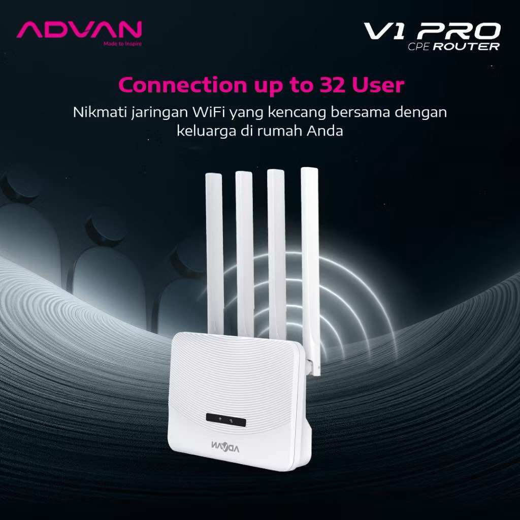 ADVAN CPE V1 Pro Modem + Wifi + Router + 4G LTE Unlock All Operator 4 ...
