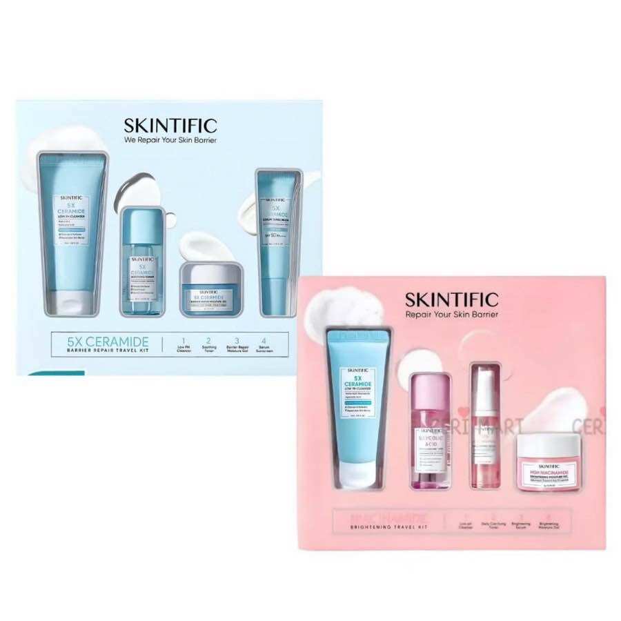 SKINTIFIC 5X Ceramide / BRIGHTENING Travel Kit ISI 4 Skincare | Lazada ...