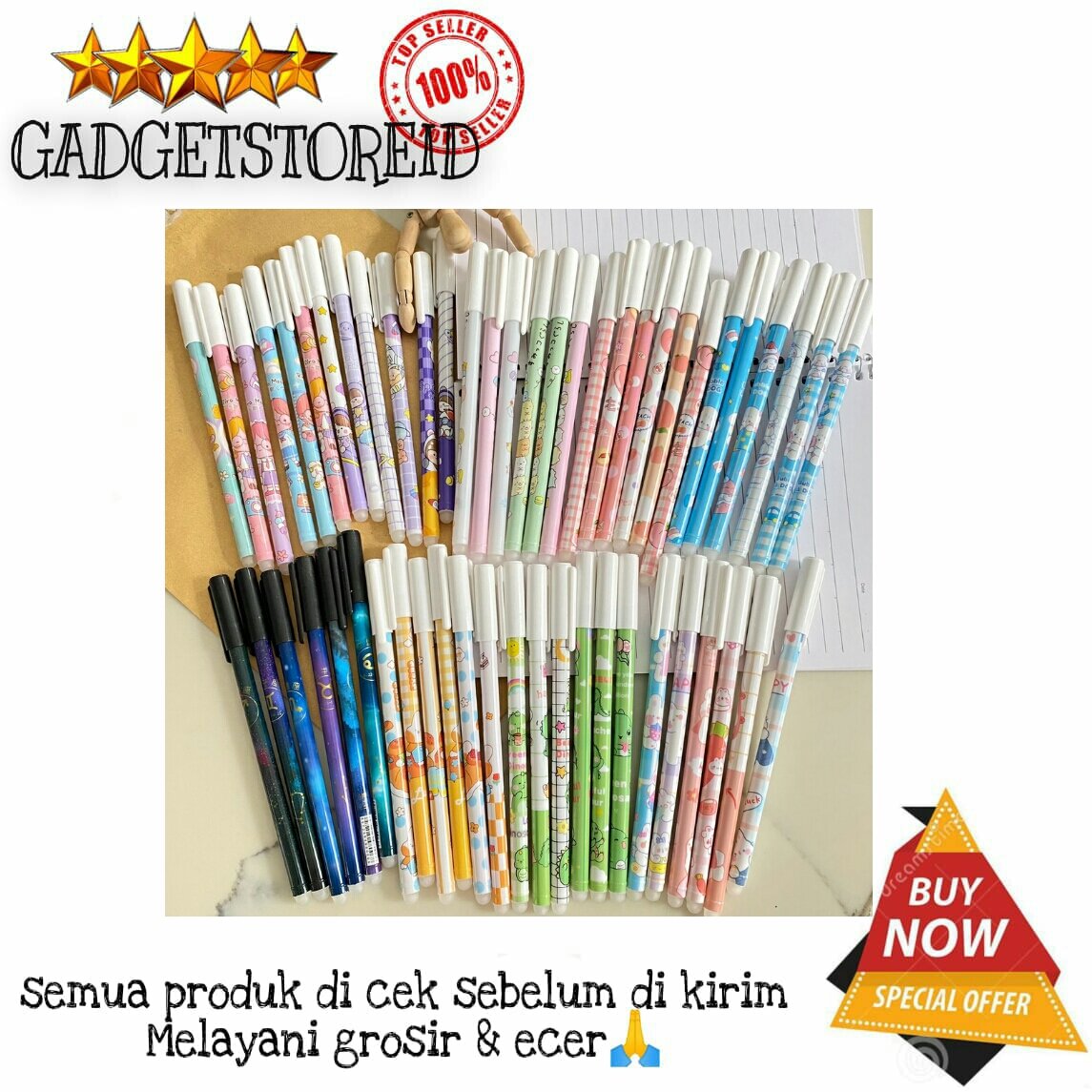 GG - Pulpen odemei gel ballpoint bisa di hapus pulpen gel isi 12 pcs ...