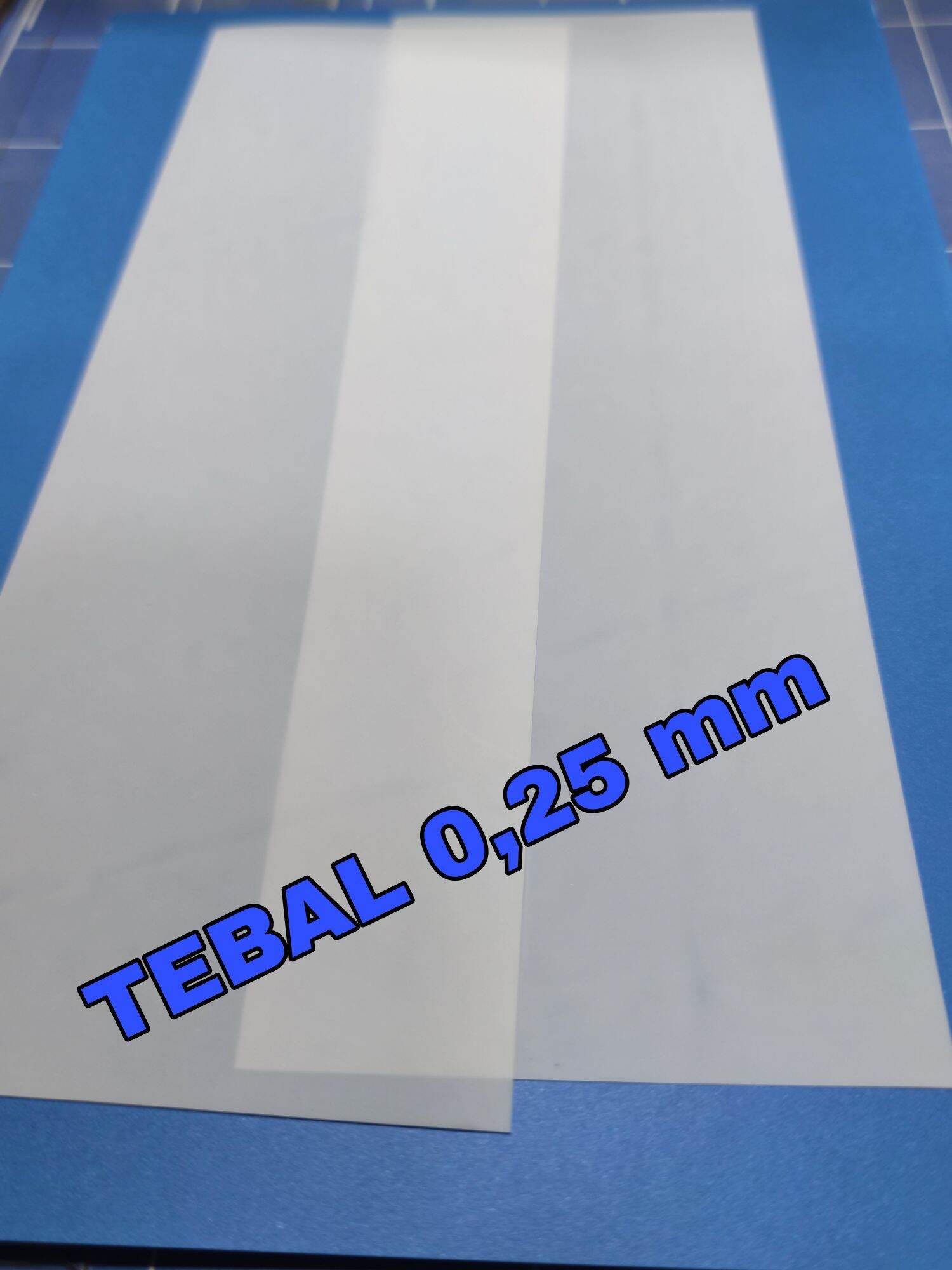 kertas overlay tebal 0,25 untuk pvc id card | Lazada Indonesia