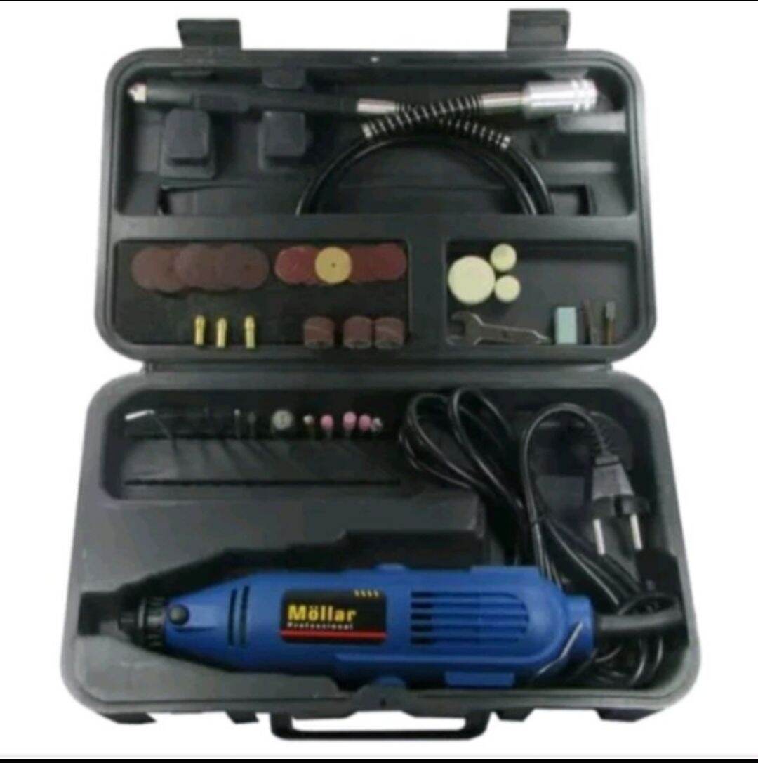 MOLLAR Mini Die Grinder Set 40 pcs - Mesin Tuner Bor Ukir | Lazada ...