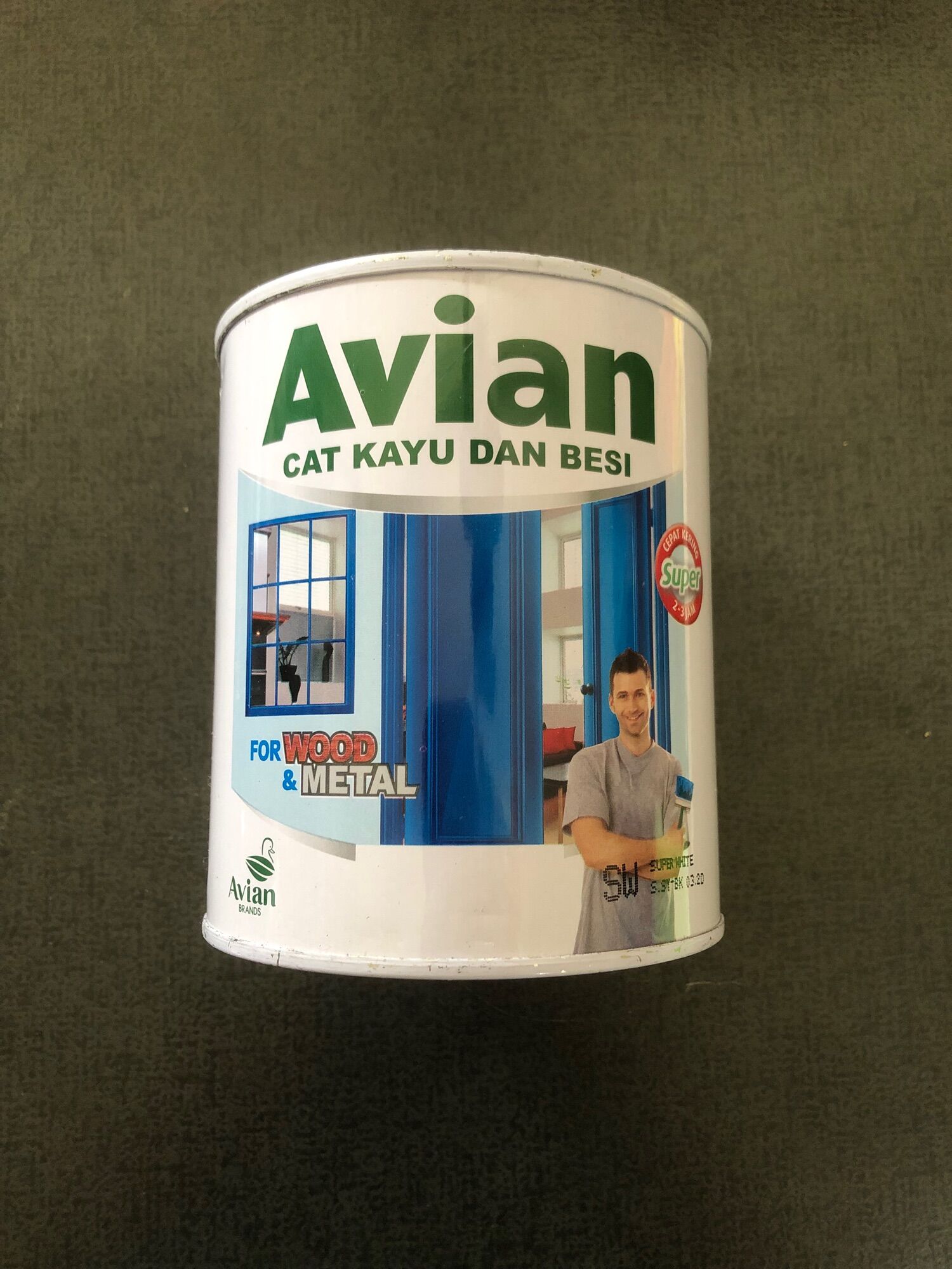 Avian Cat Kayu Dan Besi 1 KG 0.9 Liter Berbagai warna (khusus pulau ...