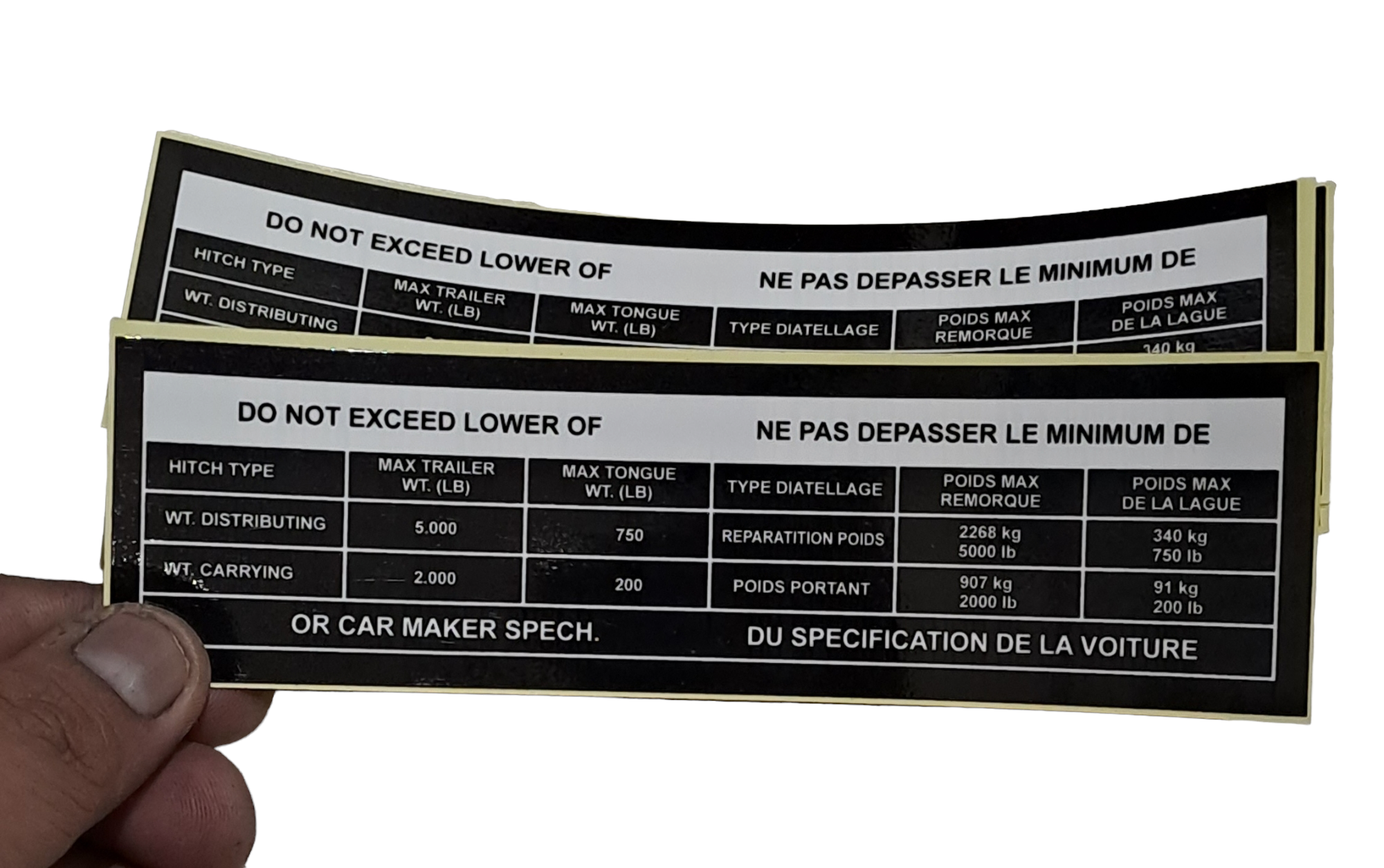 STICKER TOWING LOAD TOWING MOBIL PINT CUT | Lazada Indonesia