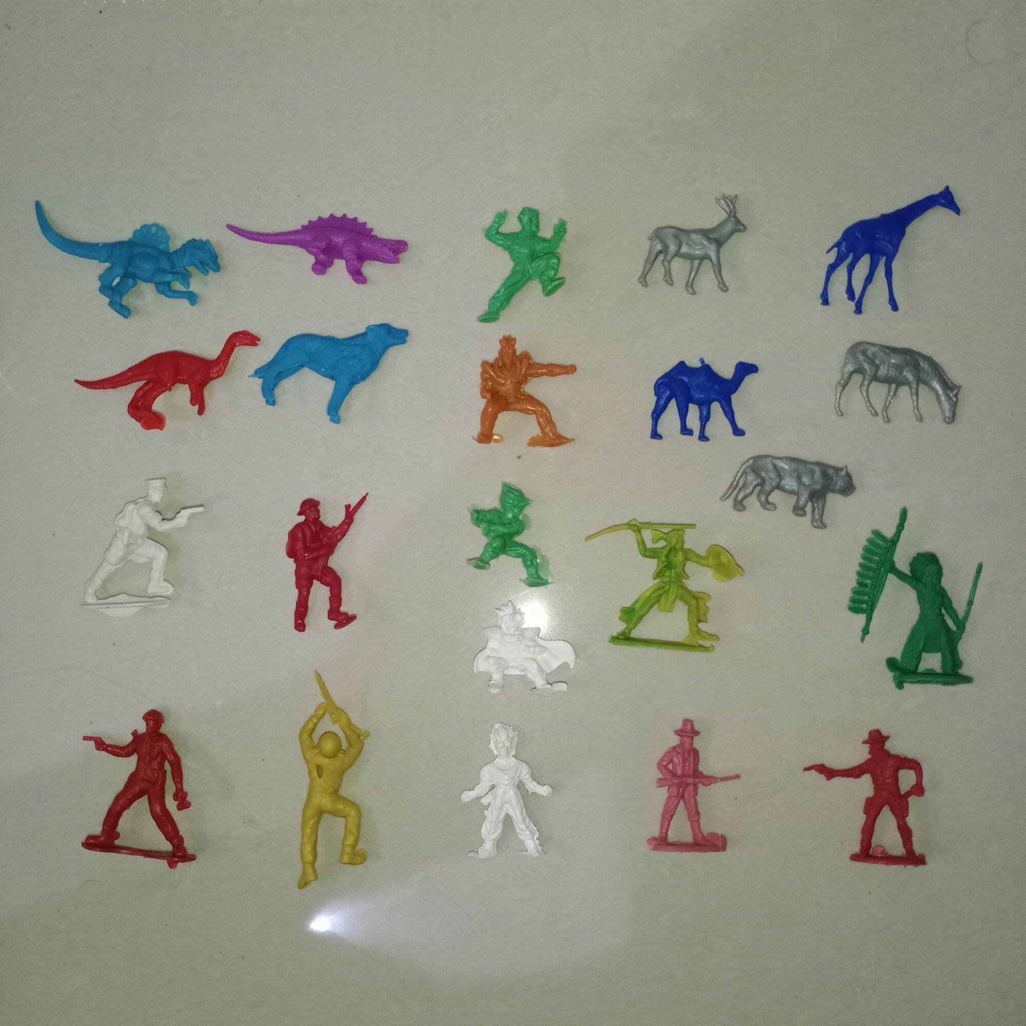 mainan patung jadul isi 22 aneka karakter | Lazada Indonesia