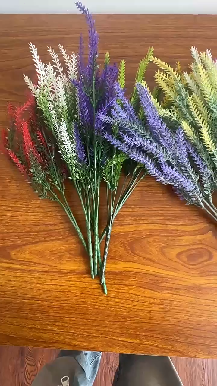 12pcs Lavender Buatan / Bunga Lavender / Artificial Hiasan Bunga ...