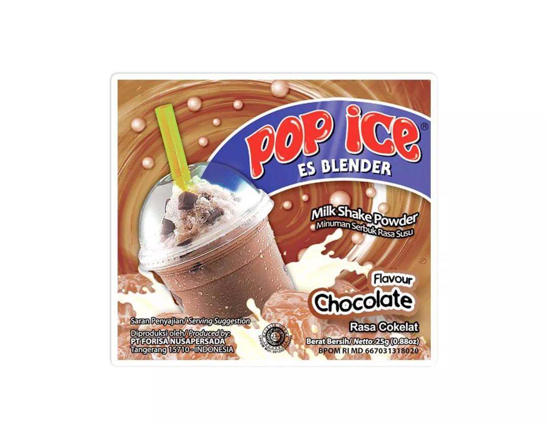 Pop Ice Rasa Chocolate/Coklat 1 Renceng(1x10x25gr) | Lazada Indonesia