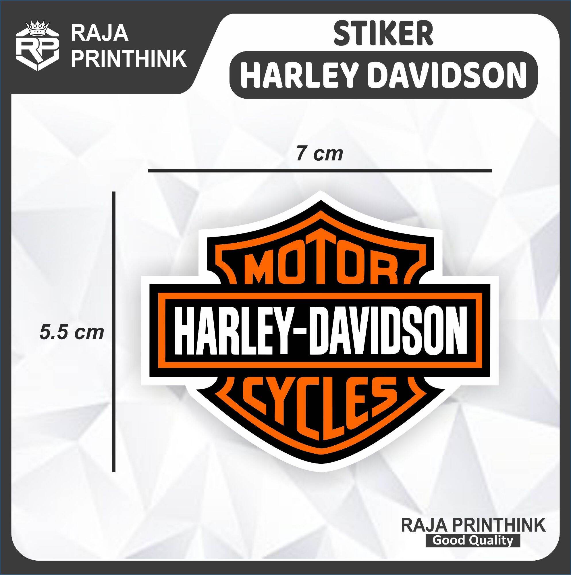 Stiker Harley Davidson Waterproof / Stiker Motor Awet Tahan Air ...
