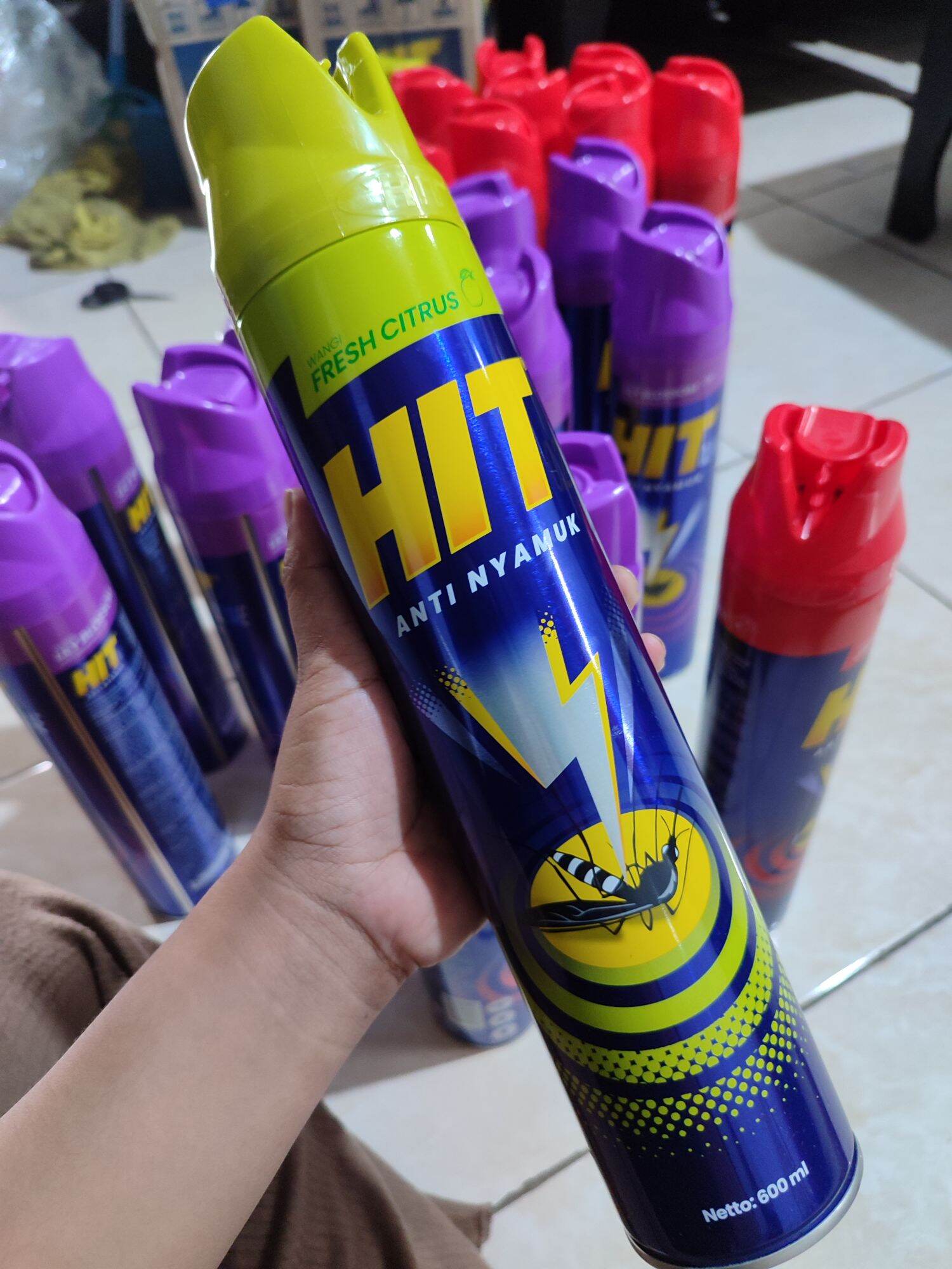 HIT Obat Nyamuk Aerosol 600ml ukuran besar anti nyamuk | Lazada Indonesia