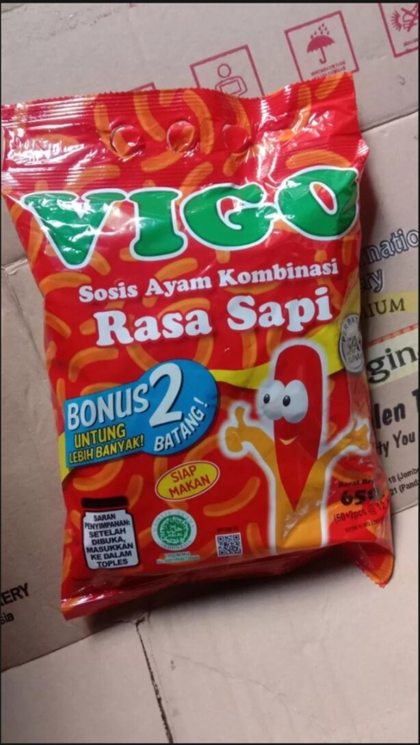 Vigo / Sosis Ayam Kombinasi Rasa Sapi / Sosis Sapi /Sosis ayam | Lazada ...
