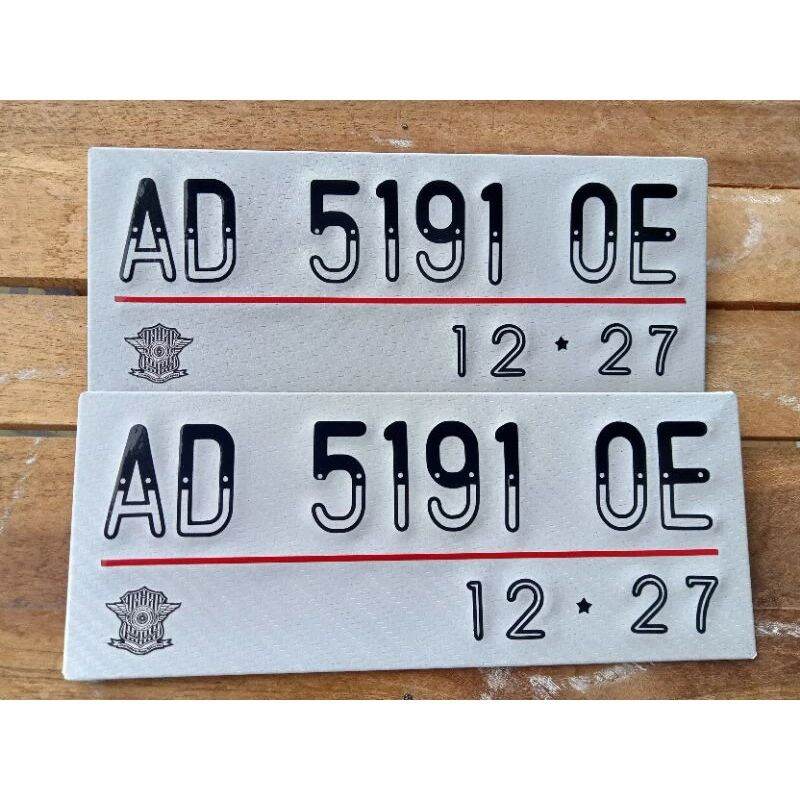 plat nomor putih variasi terbaru | Lazada Indonesia