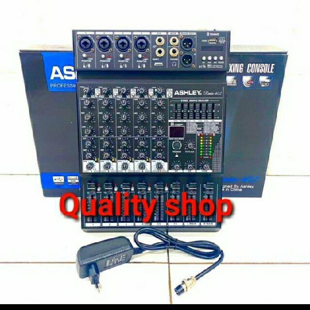 Mixer audio ashley Remix 602 original 6 channel bluetooth USB to PC ...