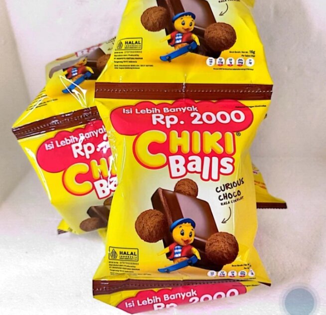 CHIKI BALLS 16G RENCENG ISI 10 PCS | CHIKI BALLS CURIOUS CHOCO COKLAT ...