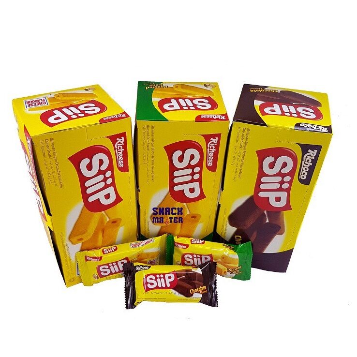 SNACK NABATI SIIP BOX/ JAJAN MURAH ENAK ANEKA RASA 1 BOX(20pcs ...