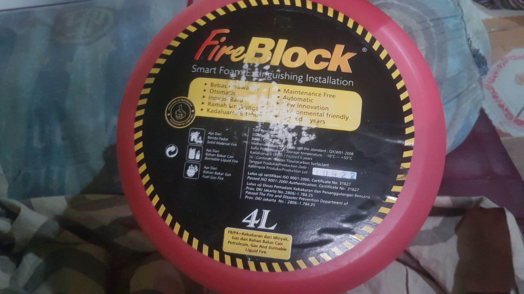 fireblock 4L pemadam api otomatis | Lazada Indonesia