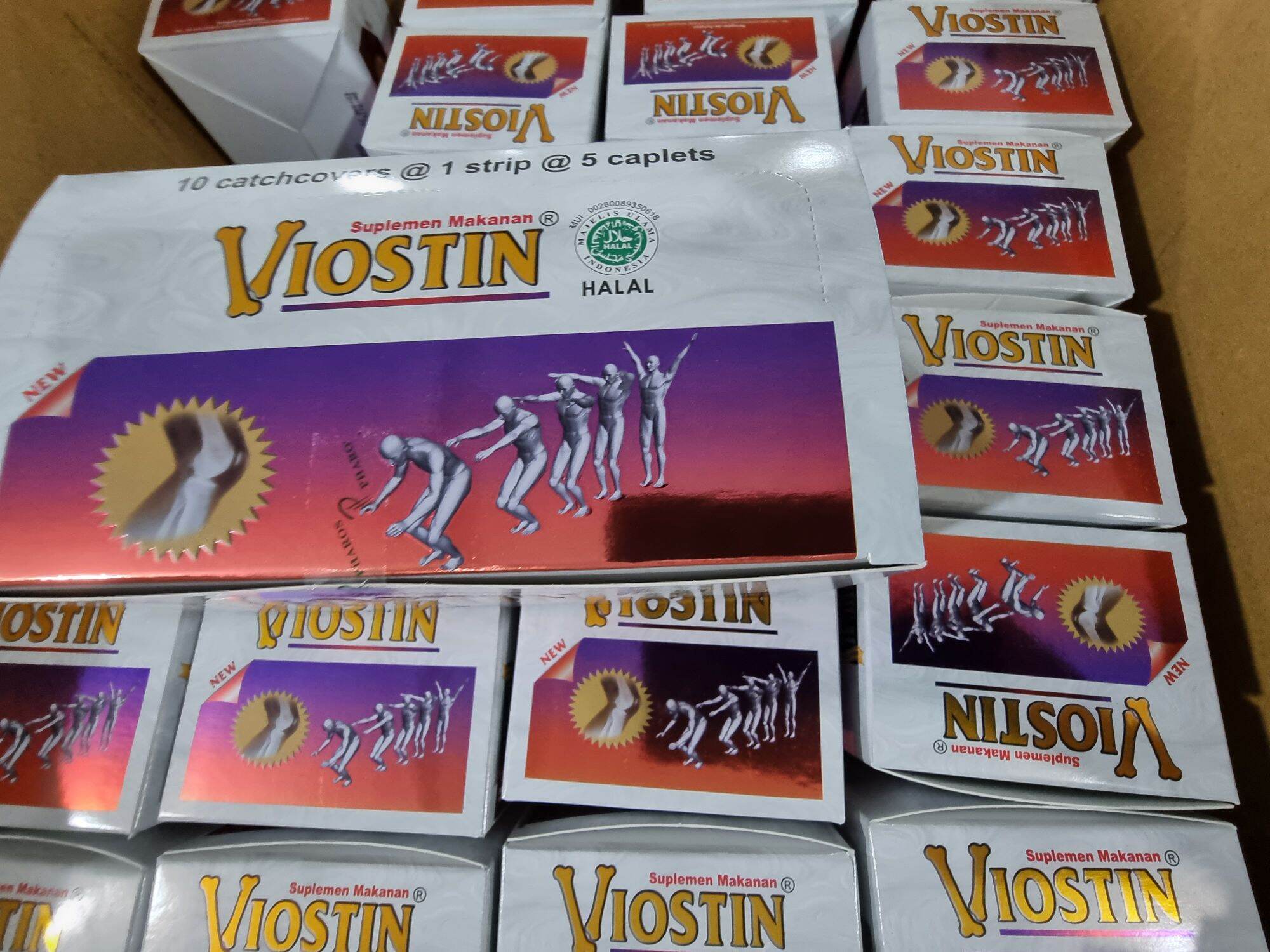 Viostin Halal - 1 Box 50 Kaplet Supplemen Sendi | VIOSTIN DS HALAL MUI ...
