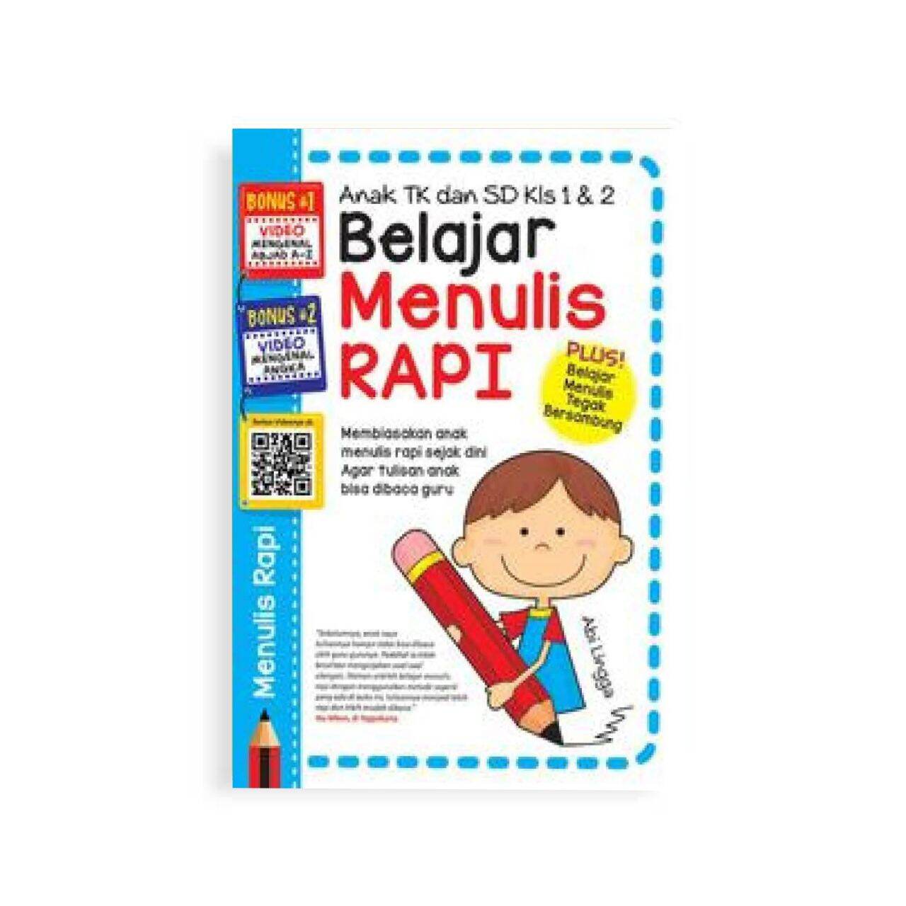 belajar menulis RAPI plus menulis huruf tegak bersambung/bukit | Lazada ...
