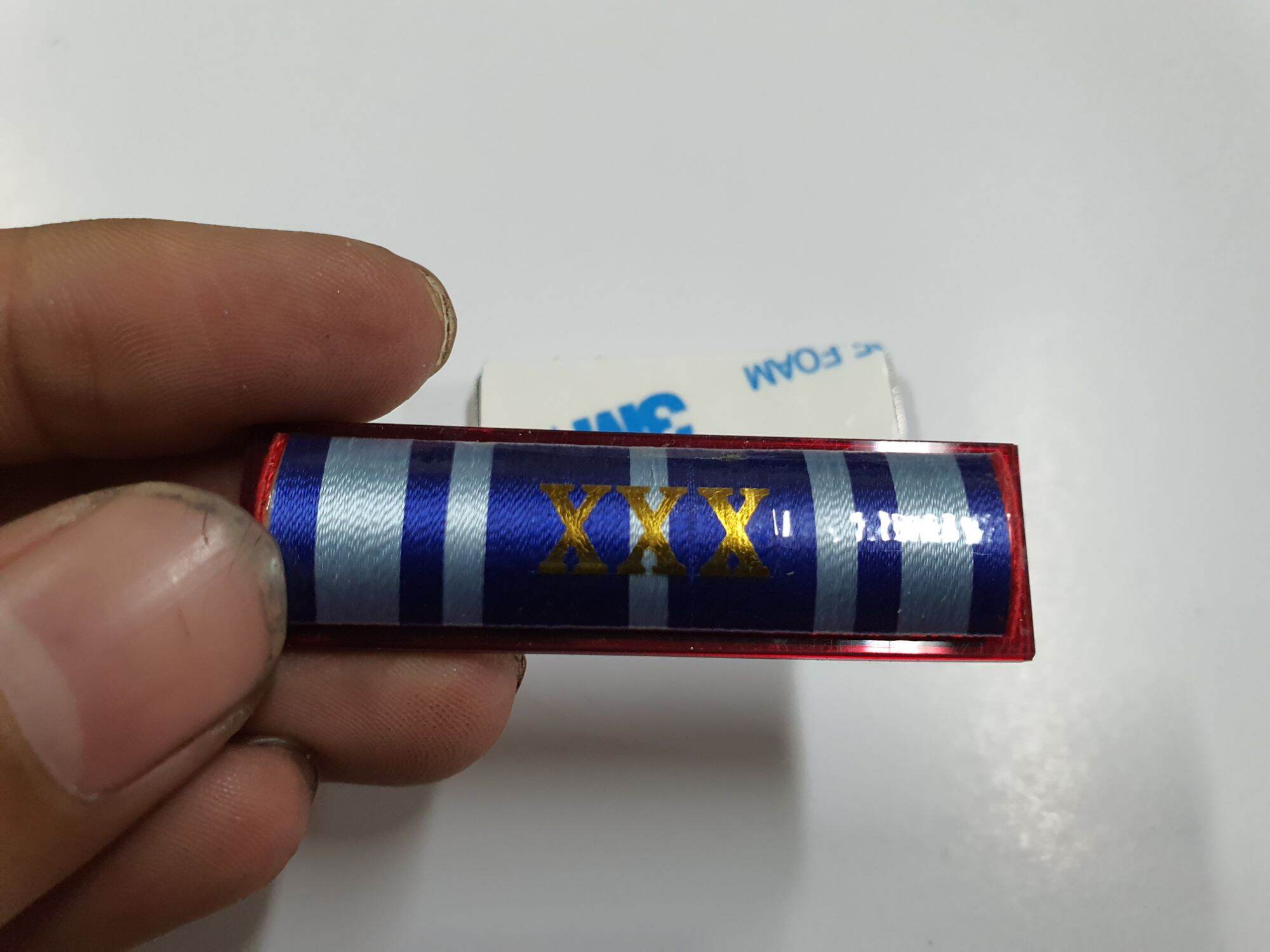 Pita jasa PNS 30 tahun MAGNET dasar mirror mika | satya lencana PDH PNS ...