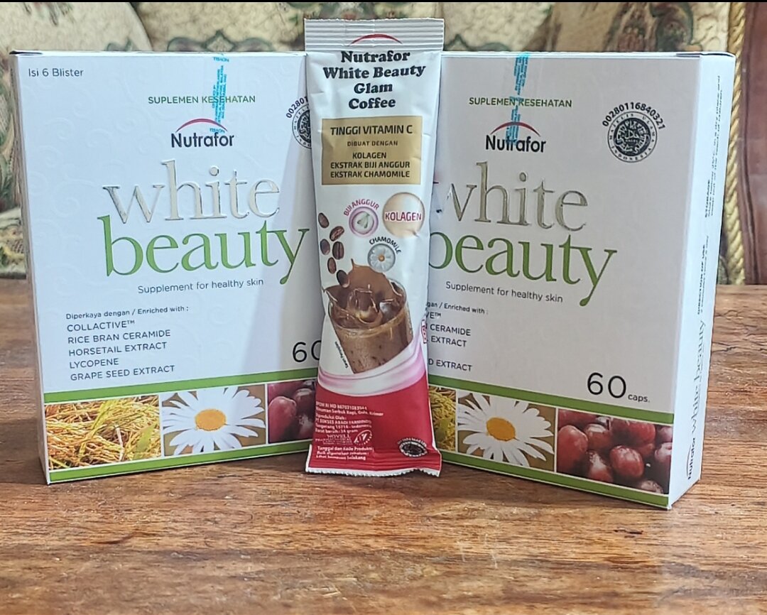nutrafor white beauty tablet 60 | Lazada Indonesia