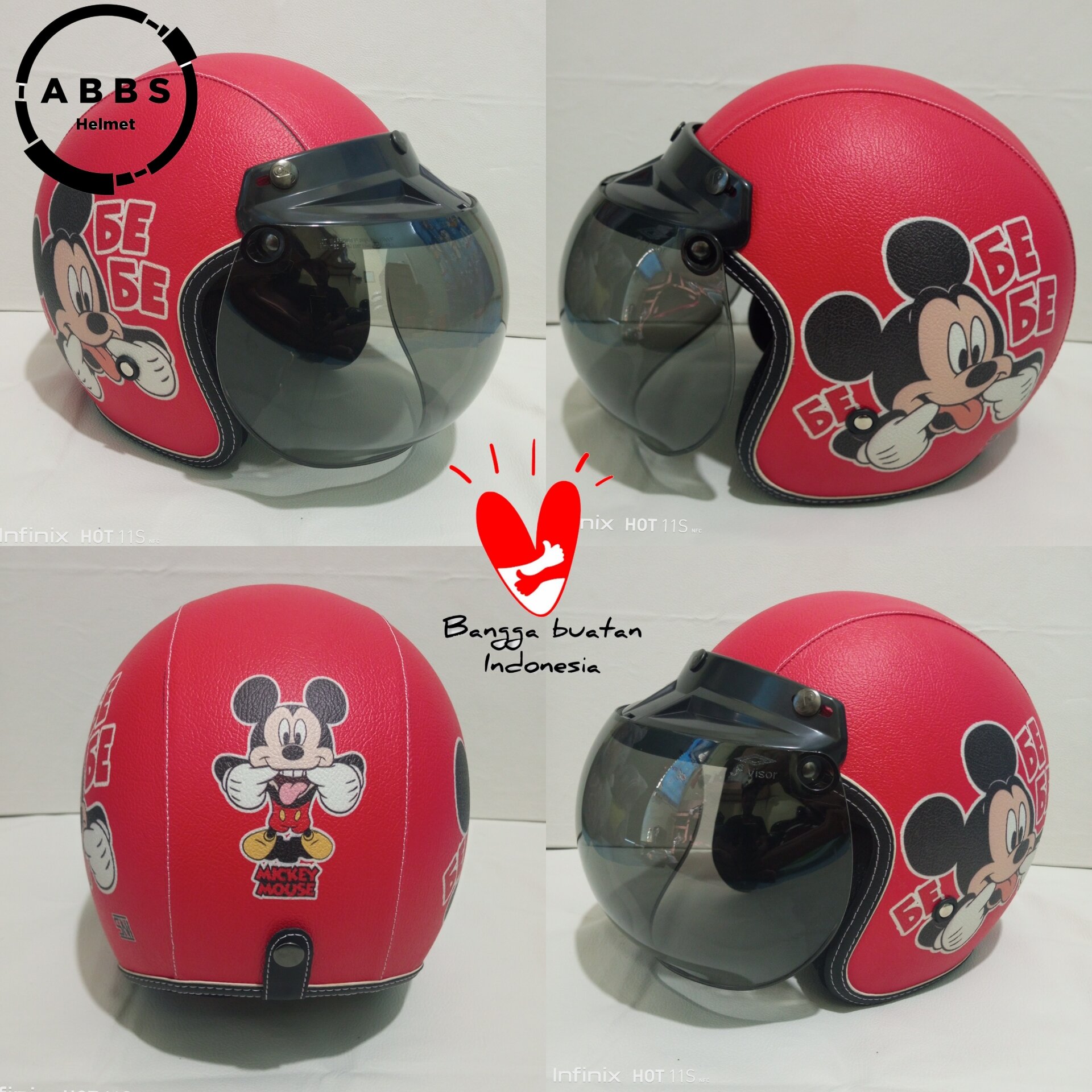 HELM BOGO SNI DEWASA MICKEY MOUSE | Lazada Indonesia