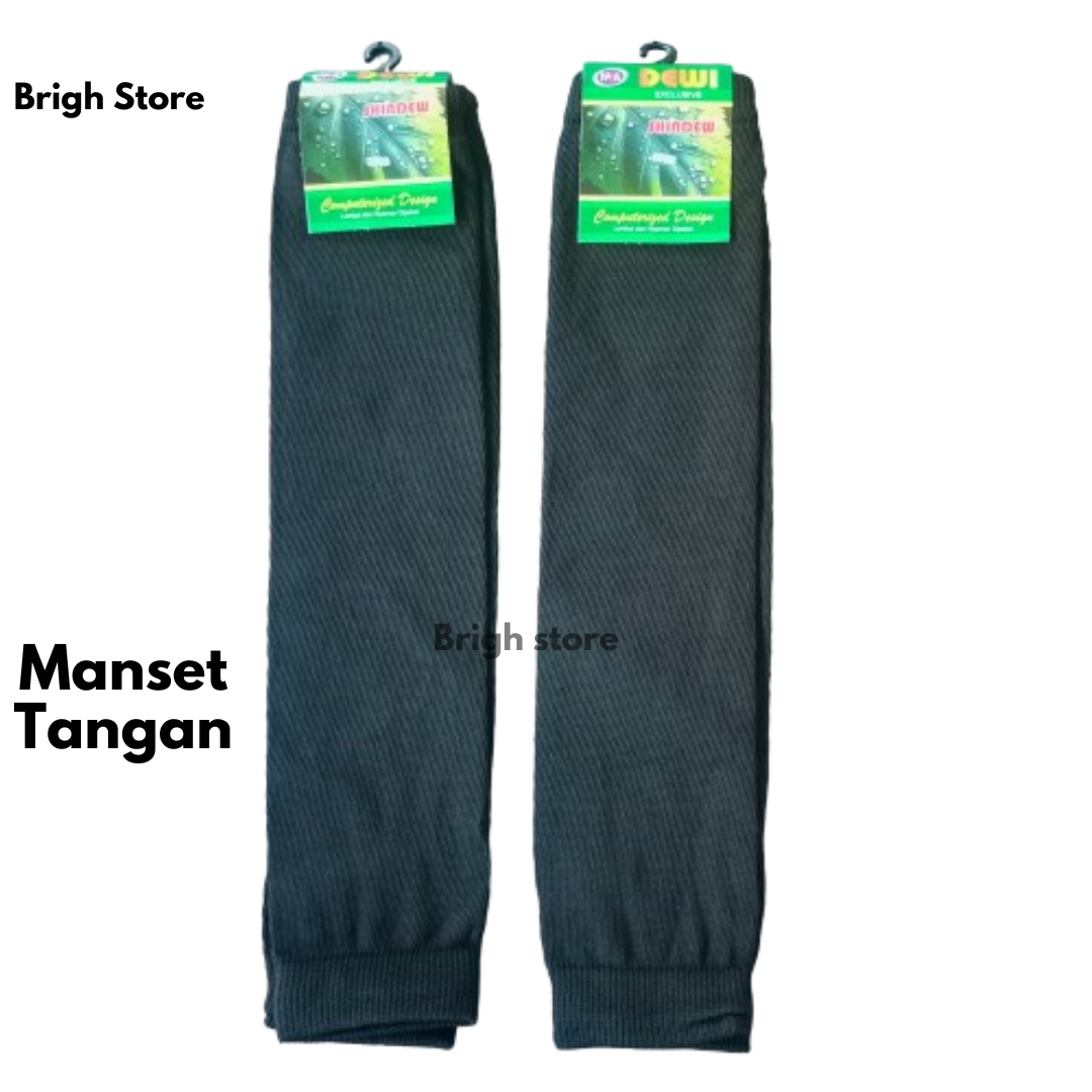Manset Tangan Panjang Wanita Pria Handsock Mangset Jempol Muslimah ...