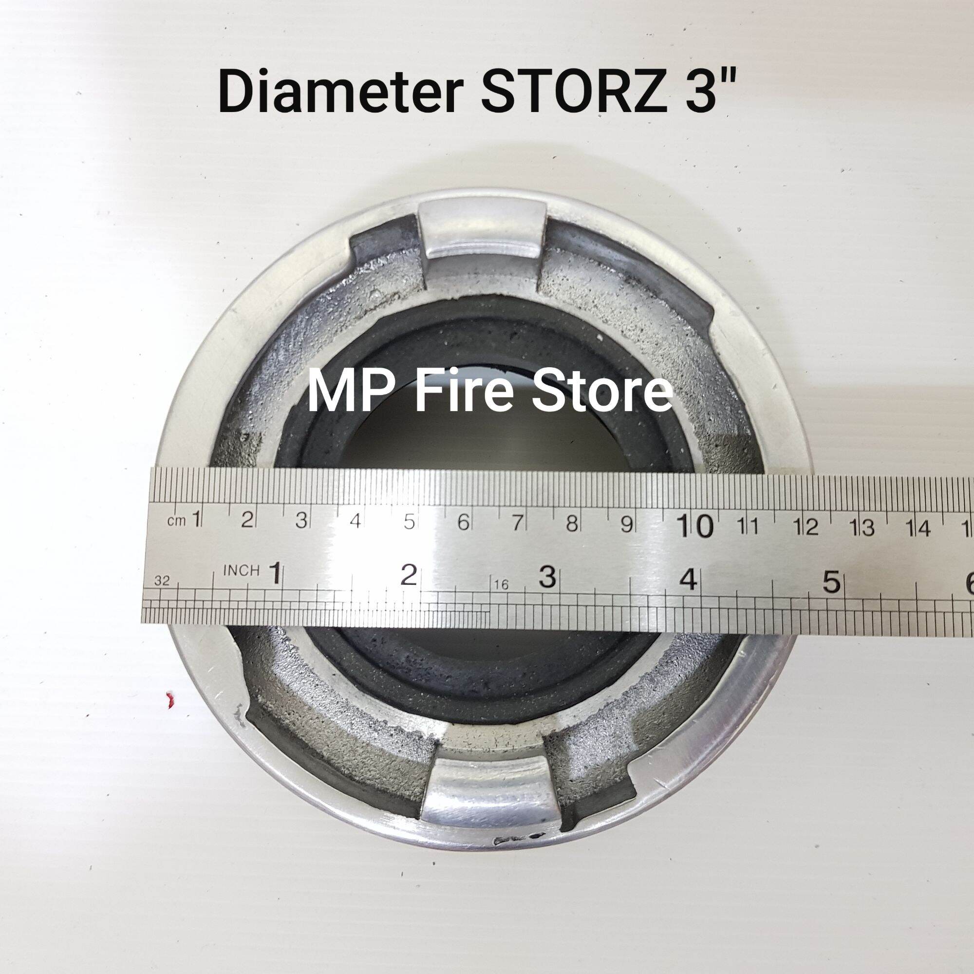 FIRE ADAPTOR STORZ 3 x 3 in DRAT DALAM BSP HYDRANT PEMADAM ALUMINIUM ...