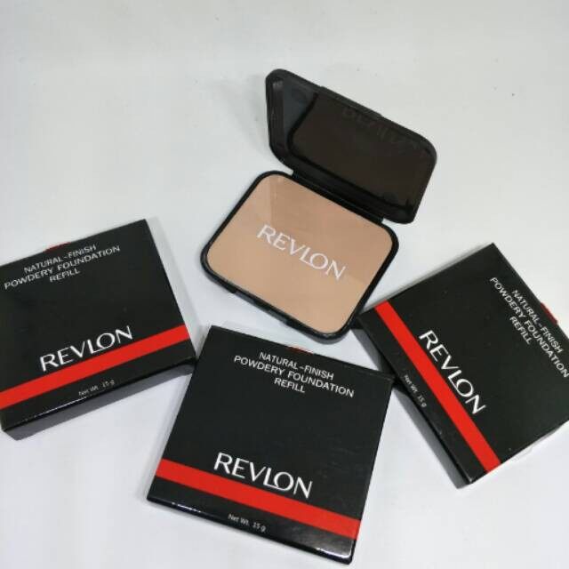 Revlon natural finish powdery foundation refill / bedak basah revlon ...