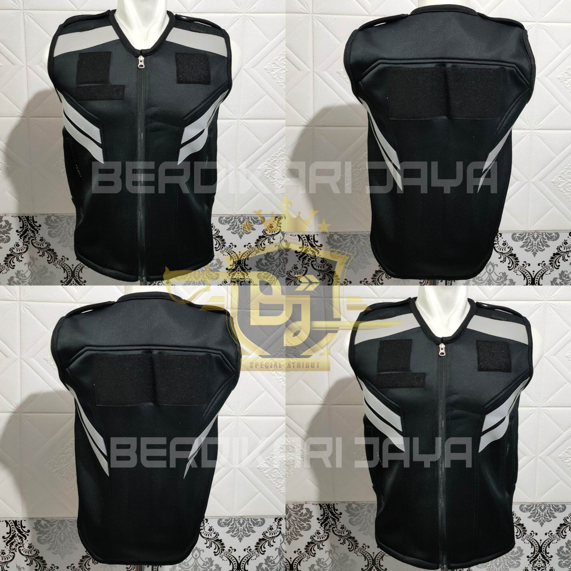 Rompi Touring Full Black Rompi Club Bikers Rompi Polosan Doublemesh ...