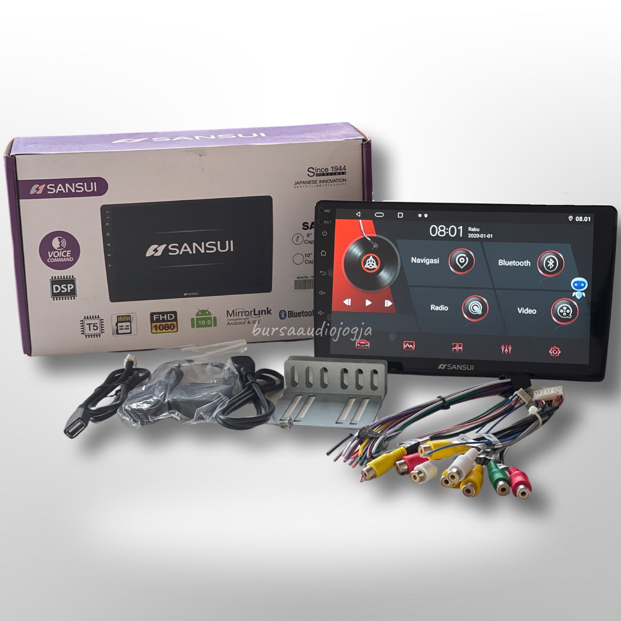 Head Unit Double Din Android Sansui 9 INCH SA 5200I MEMORY 2/32 VOICE ...