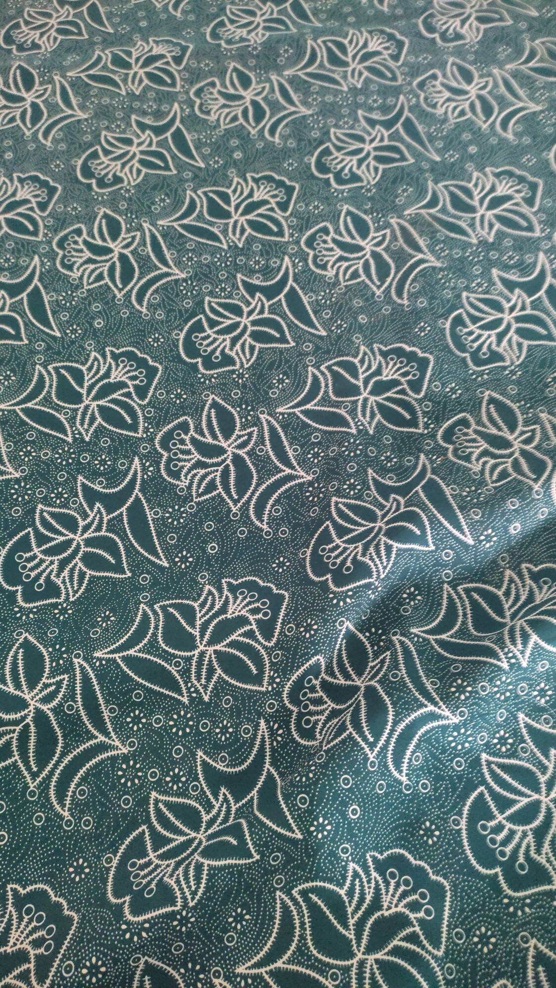 Jual rol kain Batik pkk nasional pkk warna hijau dan pkk warna biru ...