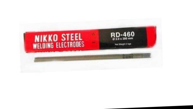 Kawat Las Pakan Las Nikko steel RD-460 2mmx300/kawat las 2mm | Lazada ...
